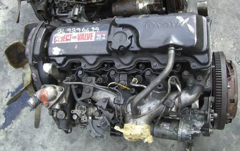 Двигатель Toyota 2L-II : фотография №1